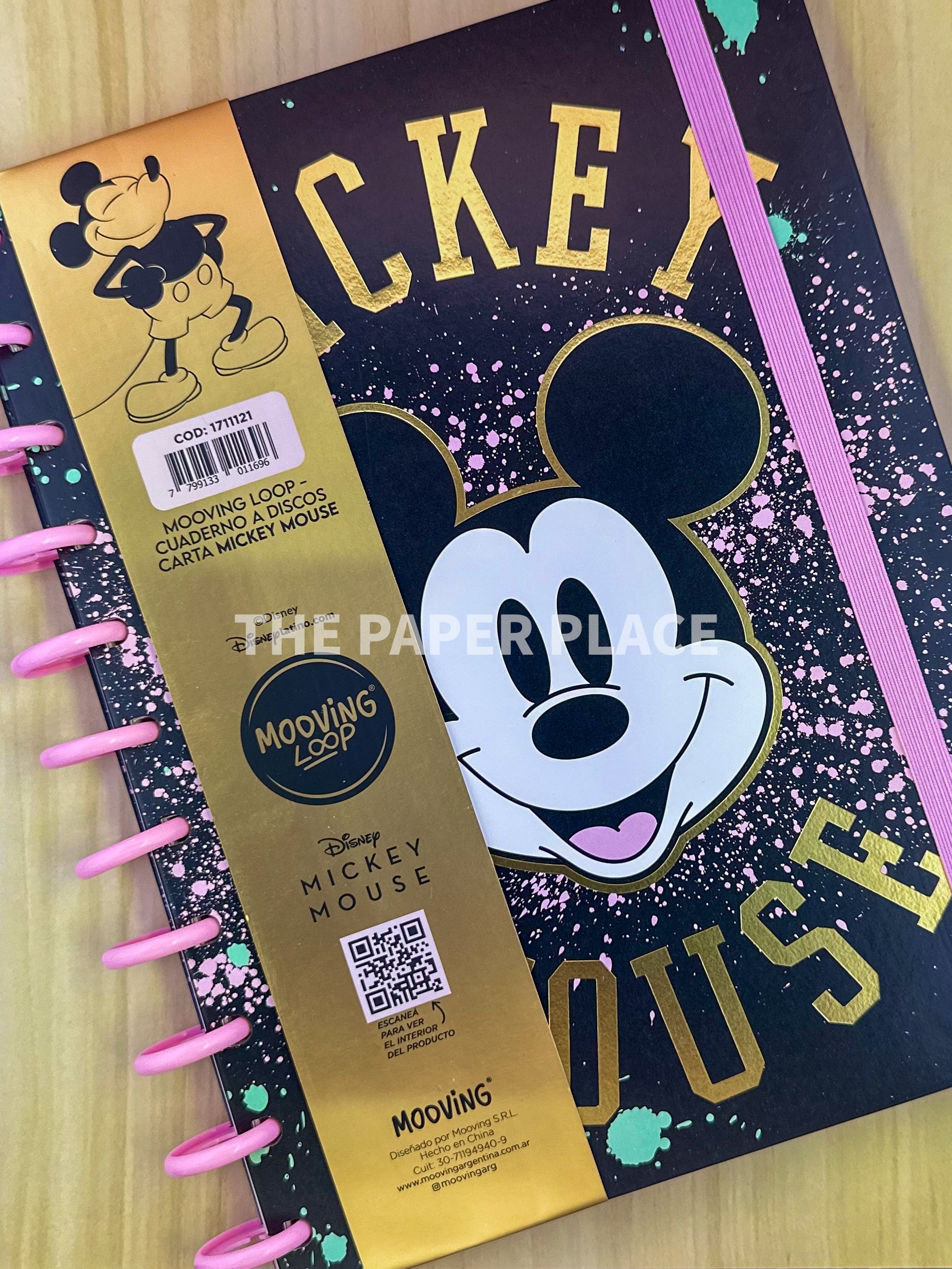 Mickey Mouse - Cuaderno Discos - Mooving