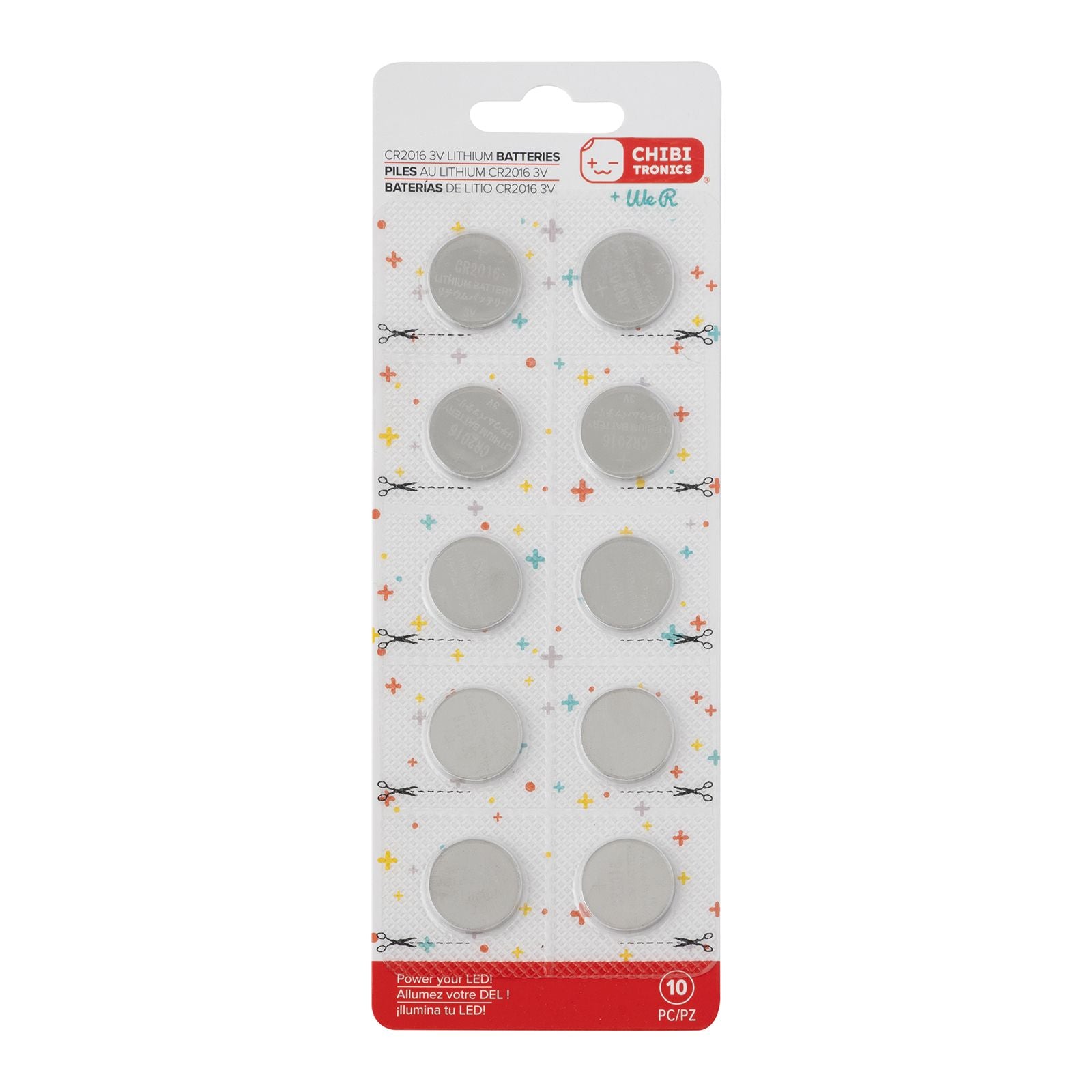 Chibitronics - Coin Batteries - Pack de 10 - WRMK