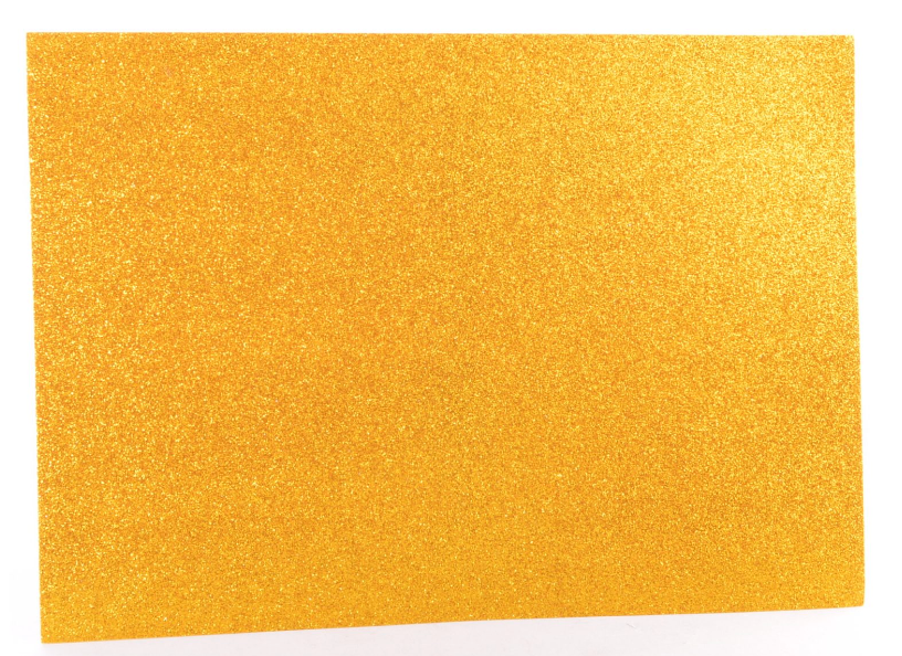 Foamy Escarchado Dorado - Lamina 50 x 70 cms