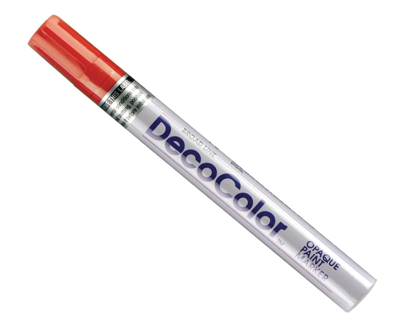 Marcador Deco Color - Rojo - (Marcador Base de Aceite)