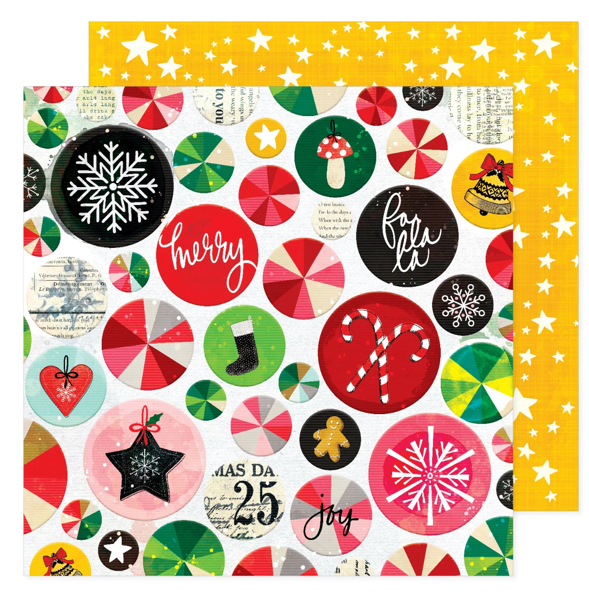 Wrapped in Ribbons - Papel Scrap 12x12 - #4 - Vicki Boutin